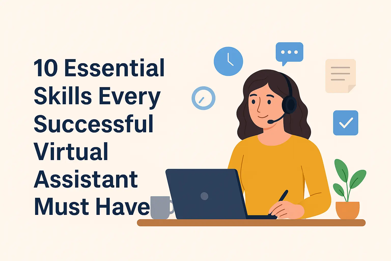 10 Essential Skills Every Successful Virtual Assistant Must Have | mgseosolution.com